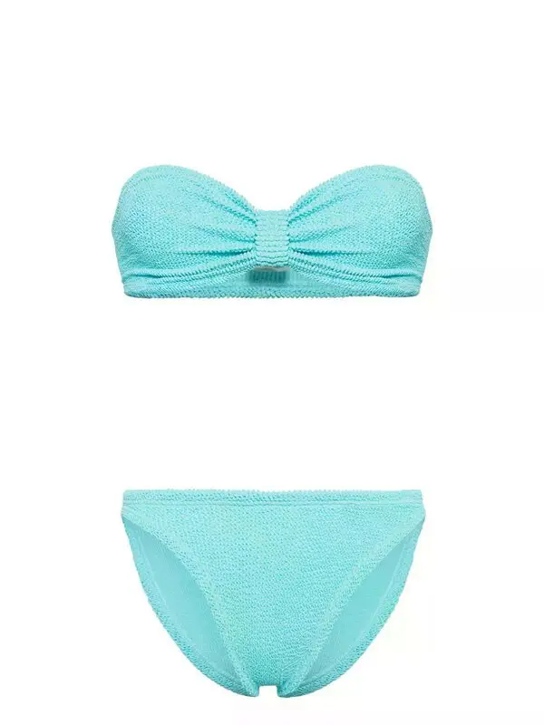 Hunza G Jean Crinkle Bikini Set