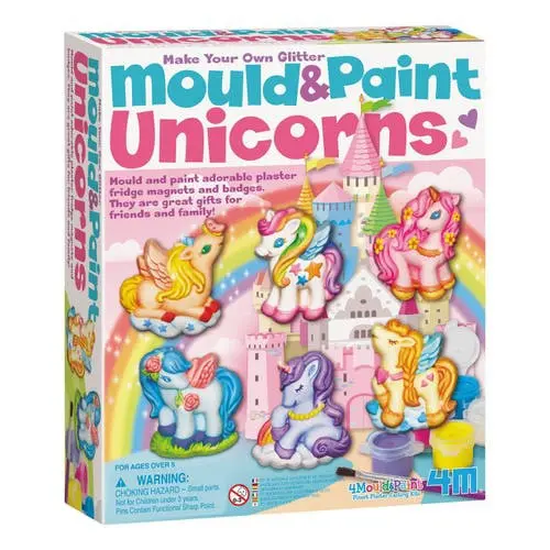 4M Unicorns Mould & Paint Kit