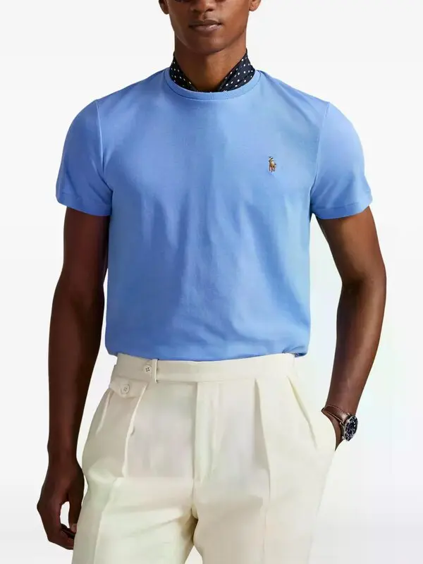 Polo Ralph Lauren Short-sleeve Embroidered T-shirt - Blue