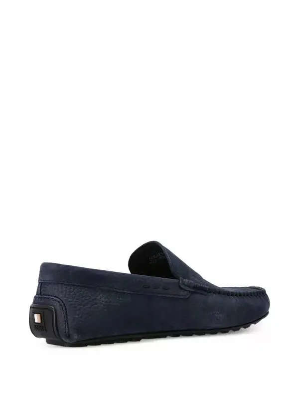 BOSS Leather Loafers - Blue