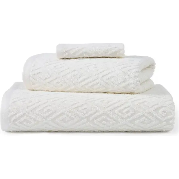 JOHN ROBSHAW Maze Towel - Ivory