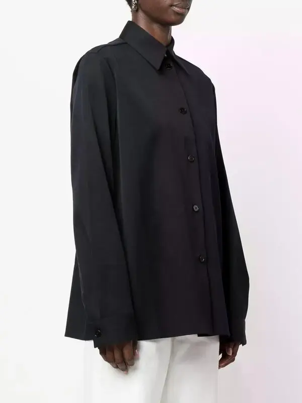 JIL SANDER Long-sleeve Virgin Wool Shirt
