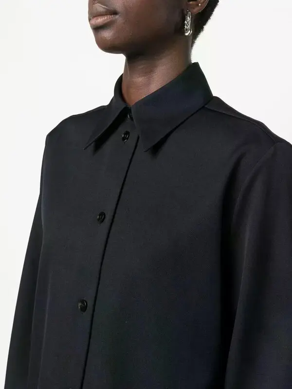 JIL SANDER Long-sleeve Virgin Wool Shirt