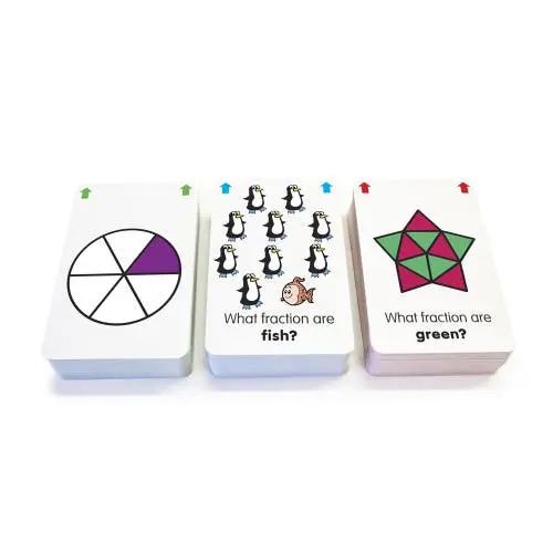 JUNIOR LEARNING Fraction Flashcards