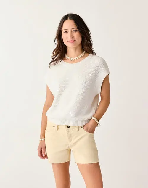 Carve Designs Phoebe Pullover Top - Cloud Texture