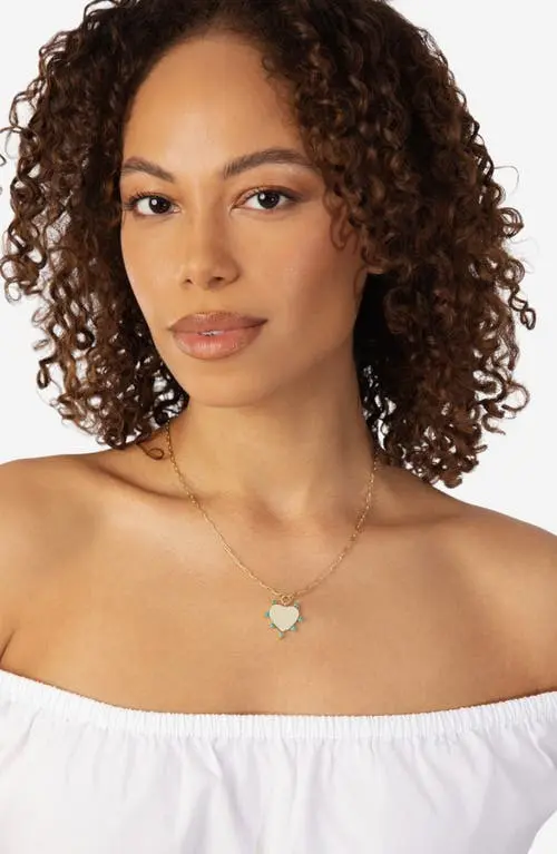 ATHRA LUXE Heart Pendant Necklace