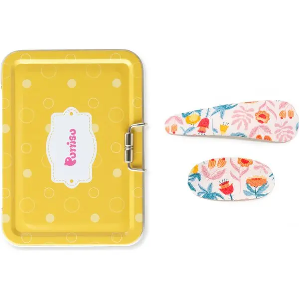PUTTISU 2-piece Floral Print Clip Set - Wildflower Folk