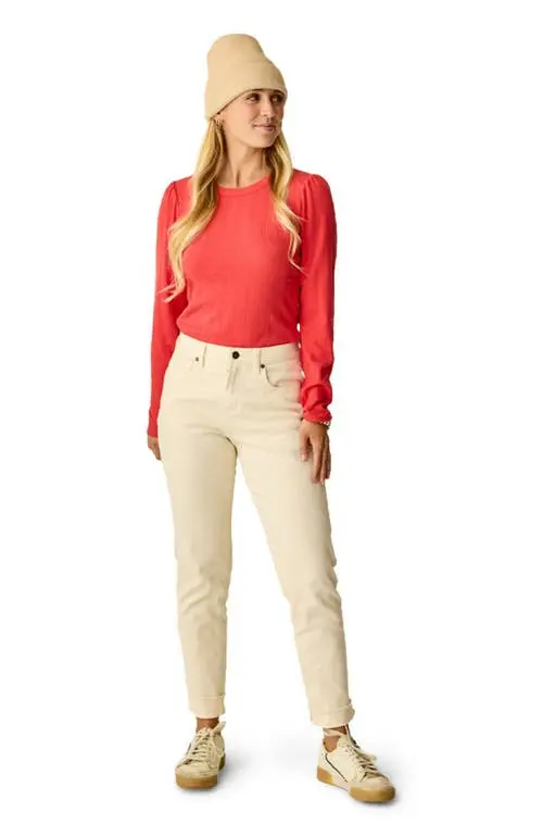 Carve Designs Carson Hi-rise Jeans - Ecru