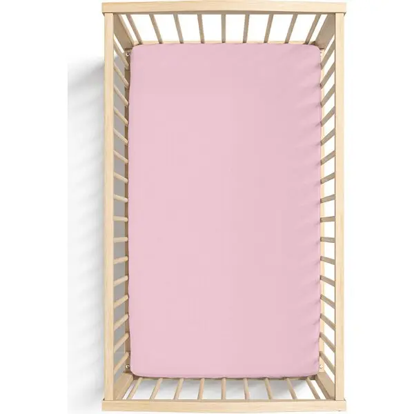 LAREE + CO Lillian Crib Sheet - Pink