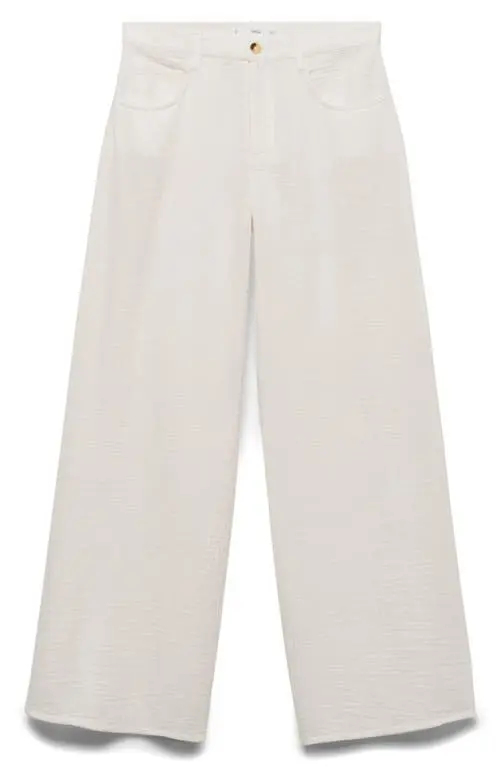 Mango Straight-leg Cotton Pants