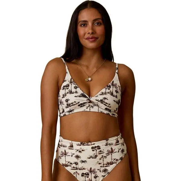 Carve Designs Elba Bralette Top For Water Sports - Toile