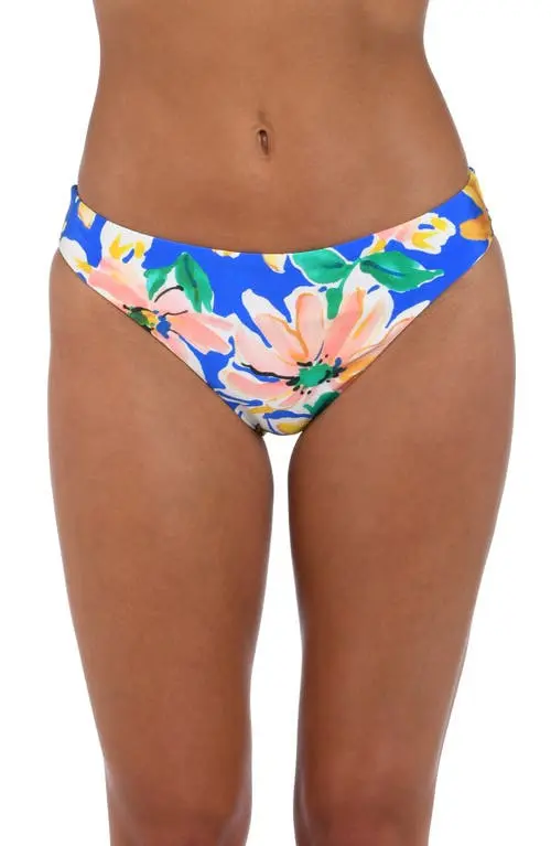 SUNSHINE 79 Printed Hipster Bikini Bottoms - Blue Multi