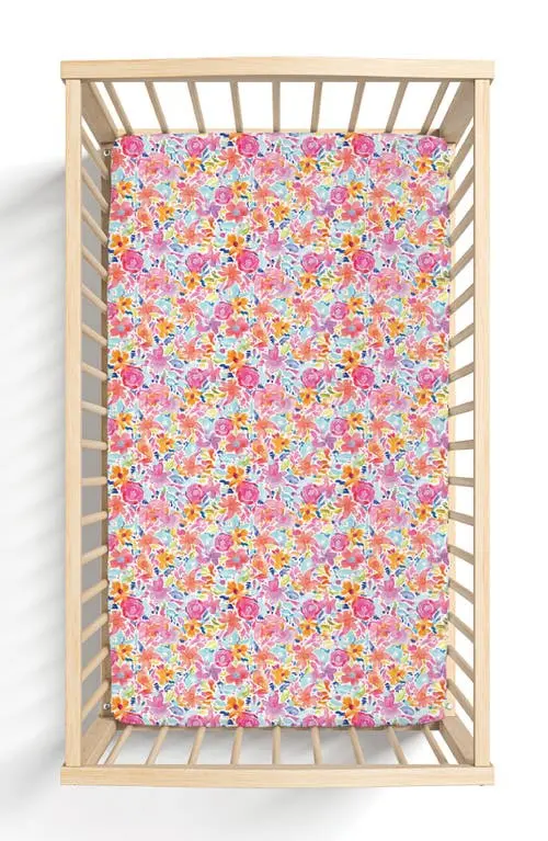 LAREE + CO Korrie Crib Sheet - Floral
