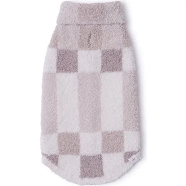 Barefoot Dreams Cozychic® Checkerboard Pet Sweater - Sahara Multi