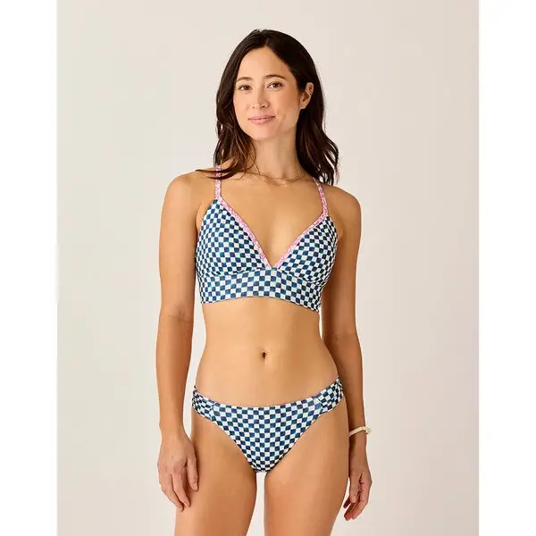 Carve Designs Cardiff Reversible Bikini Bottom - Fleur/surfside