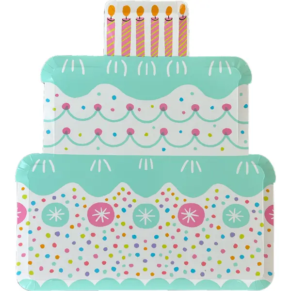 DAYDREAM SOCIETY It's A Birthday Cake Large Plates - Assorted Pre-pack
