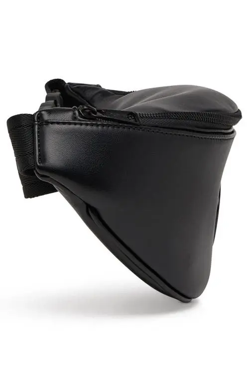 DIESEL HOLI-D BELT BAG M ブラック Women's Holi-D Belt Bag M in PU and neoprene | Black | Diesel