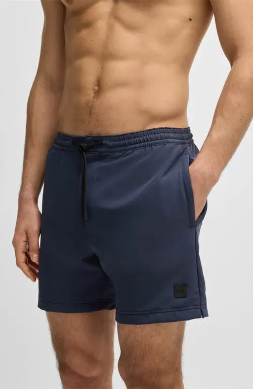 BOSS Solid Stretch Swim Trunks