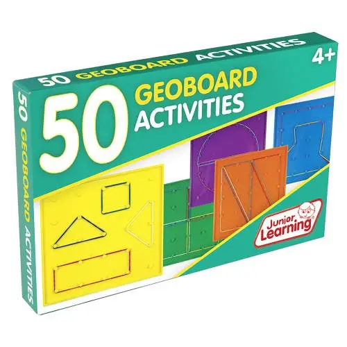 JUNIOR LEARNING 50 Geoboard Activities