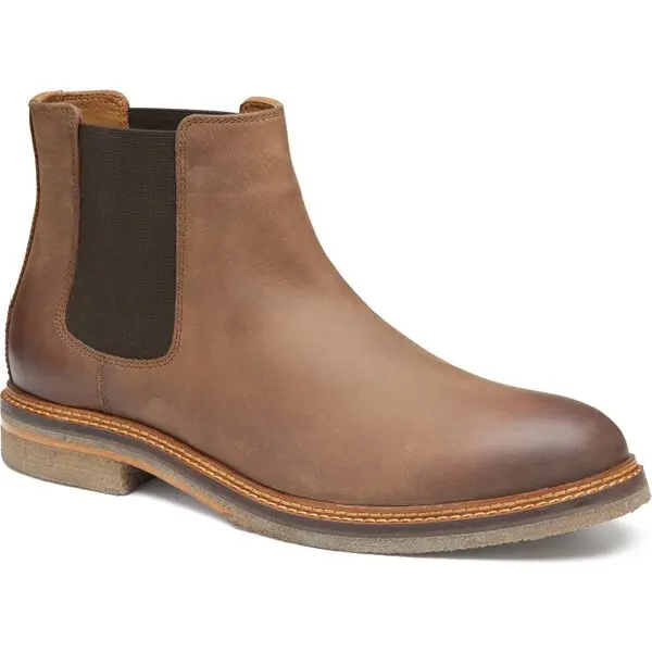 Johnston & Murphy Calder Plain Toe Chelsea Boot