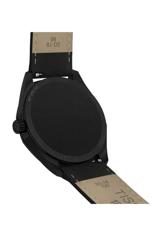TISSOT Prc 100 Solar Quartz Strap Watch - Black