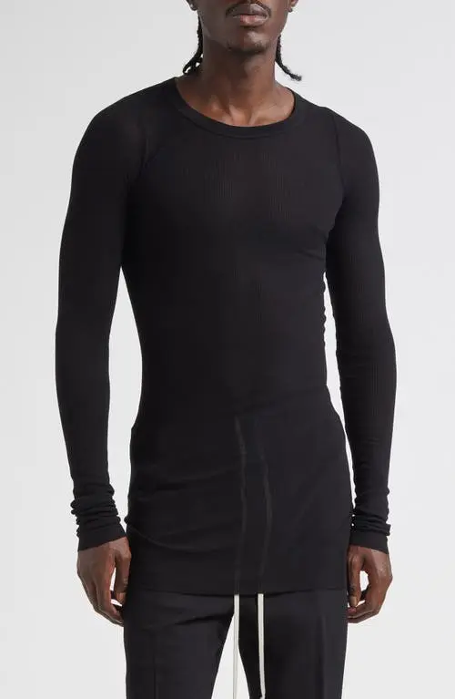 Rick Owens Long Sleeve Rib T-shirt