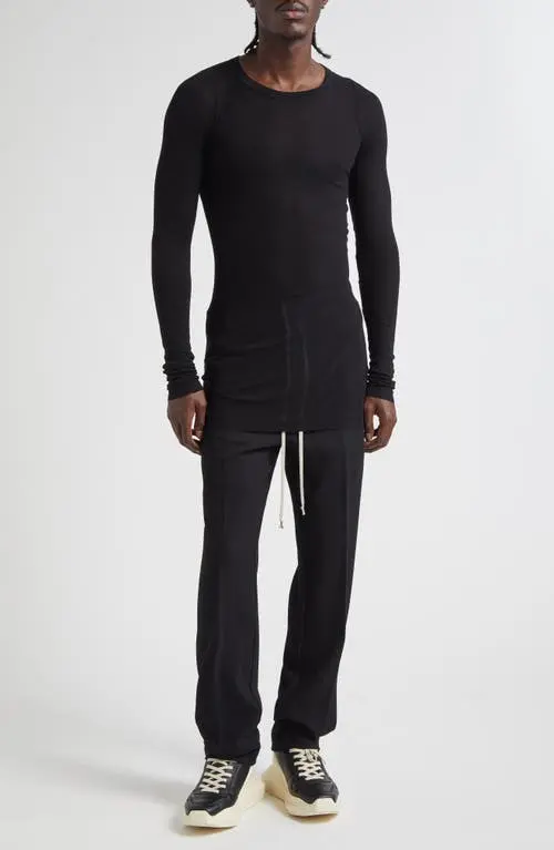 Rick Owens Long Sleeve Rib T-shirt