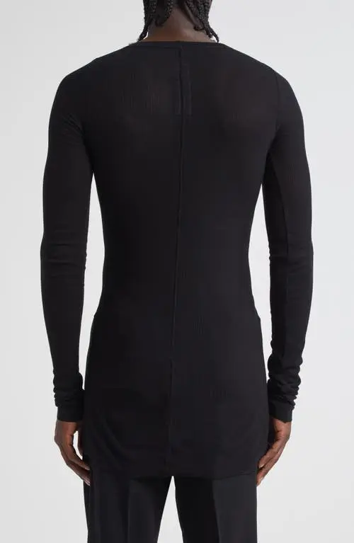 Rick Owens Long Sleeve Rib T-shirt
