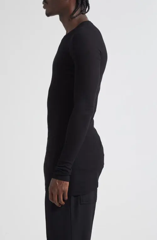 Rick Owens Long Sleeve Rib T-shirt