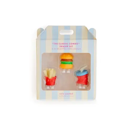 DAYDREAM SOCIETY Fast Food Combo Eraser Set - Assorted Pre-pack