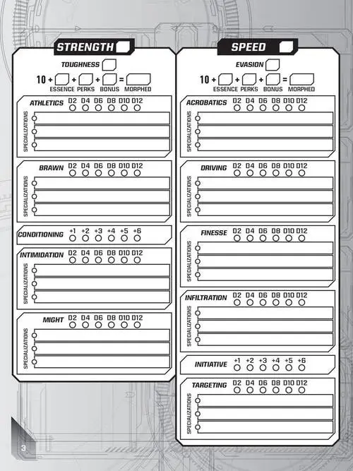 RENEGADE GAME STUDIOS G.i.i. Joe Roleplaying Game Expanded Character Sheet Journal