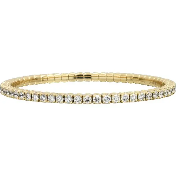 Bony Levy Audrey Diamond Stretch Bracelet - 18k Yellow Gold
