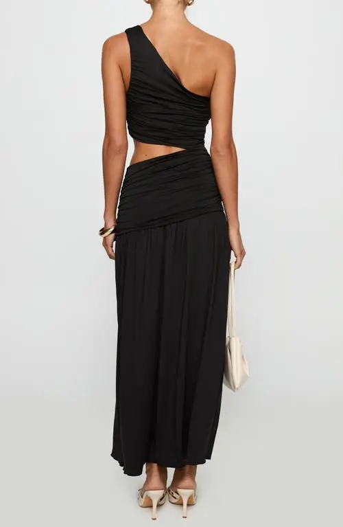 Princess Polly One-shoulder Cutout Maxi Dress