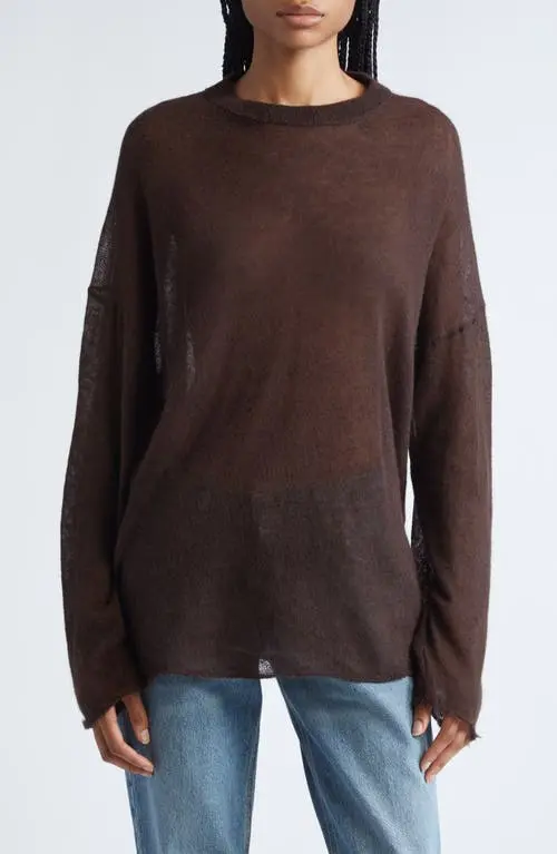 HAIKURE Marwa Cutout Alpaca Blend Rib Sweater
