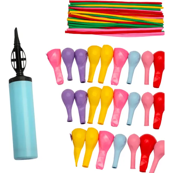 TRIMATE 100-piece Balloon Set With Pump