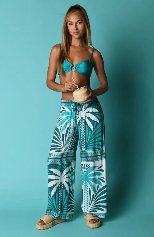 SUNSHINE 79 Ring Swim Top - Turquoise