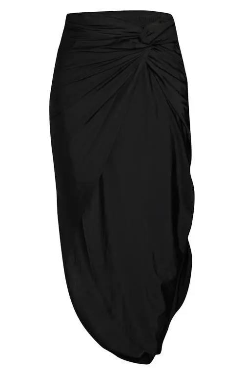 SUNSHINE 79 Solid Convertible Faux Wrap - Black