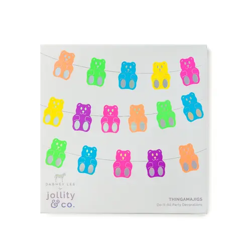 JOLLITY & CO Gummy Bear Party Garland - Assorted Pre-pack