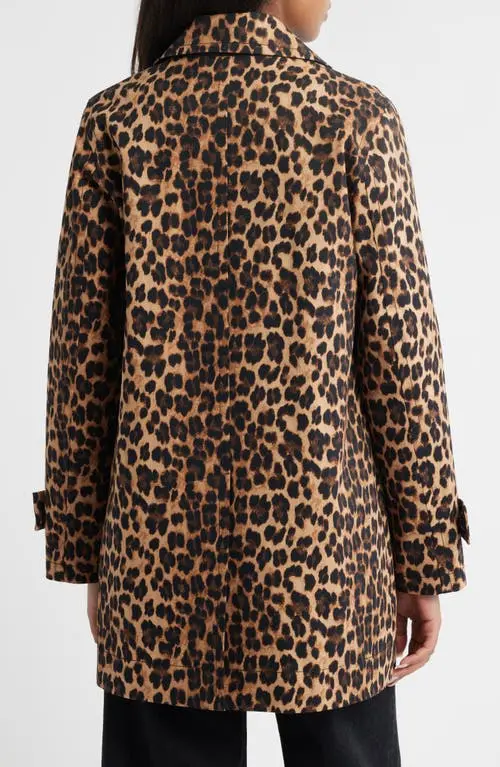 Sam Edelman Print Water Repellent Rain Jacket