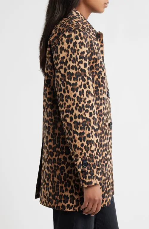 Sam Edelman Print Water Repellent Rain Jacket