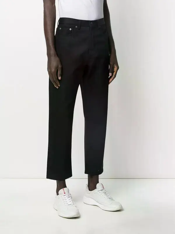 Valentino Garavani Vlogo Cropped Jeans