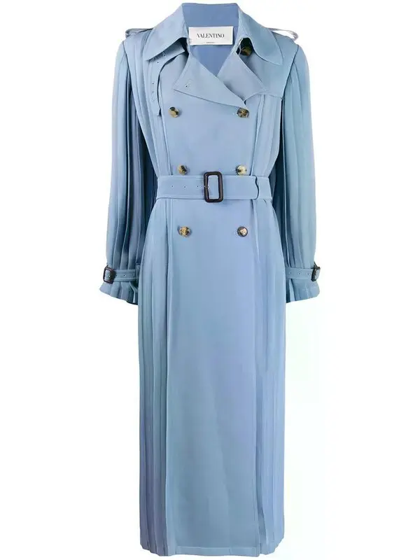 Valentino Garavani Pleated Trench Coat