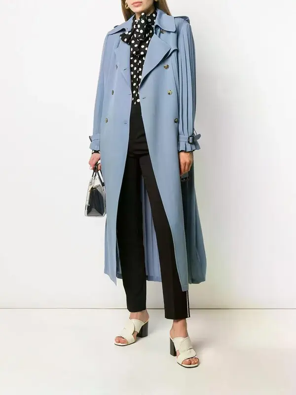 Valentino Garavani Pleated Trench Coat