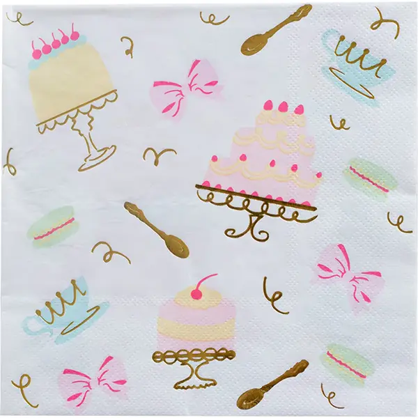 DAYDREAM SOCIETY Let Them Eat Cake Large Napkins - Assorted Pre-pack