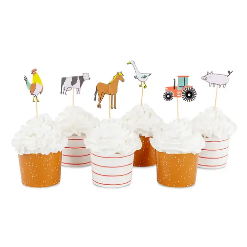 DAYDREAM SOCIETY On The Farm Cupcake Decorating Set - Assorted Pre-pack