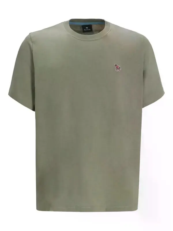 Paul Smith Zebra-embroidered Cotton T-shirt