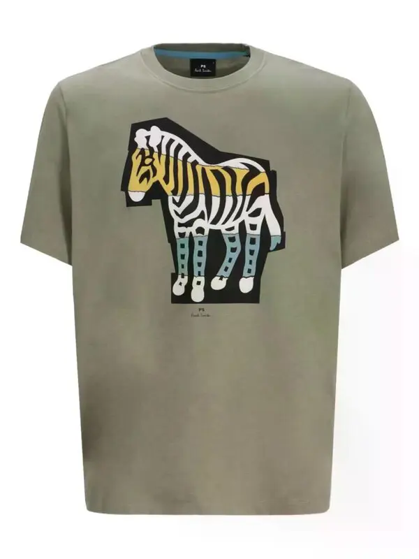 Paul Smith Zebra-print Cotton T-shirt