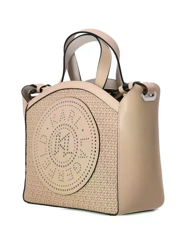 Karl Lagerfeld Perforated Logo Tote Bag