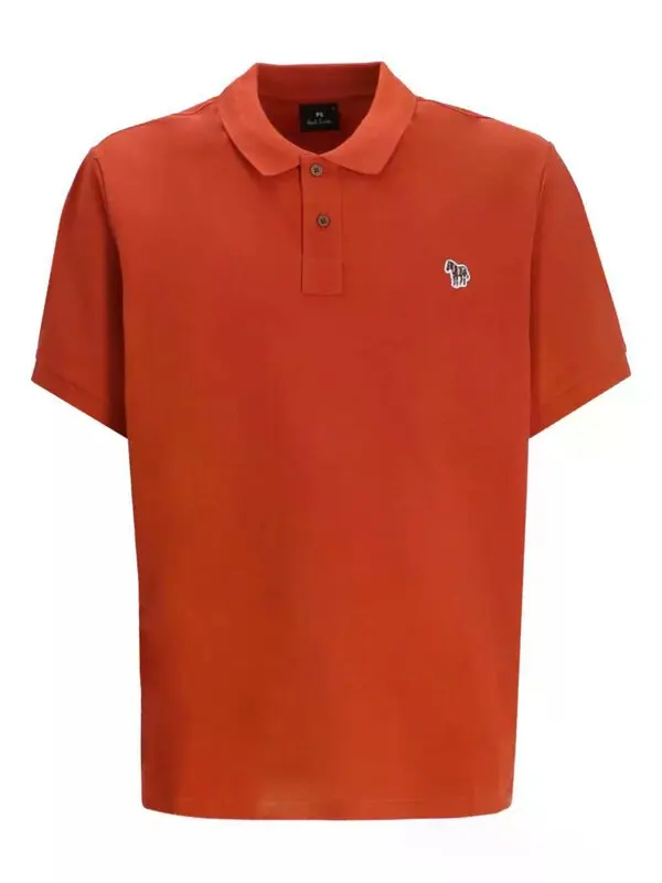 Paul Smith Zebra-patch Polo Shirt - Red