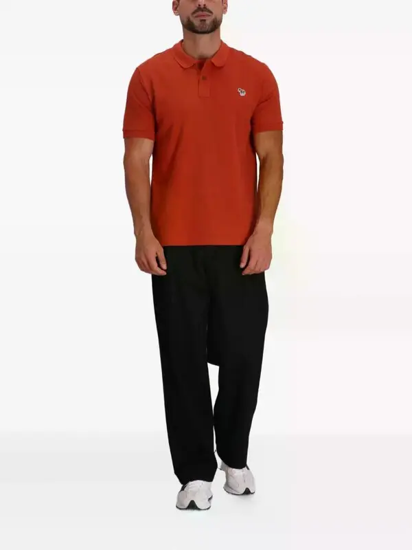 Paul Smith Zebra-patch Polo Shirt - Red